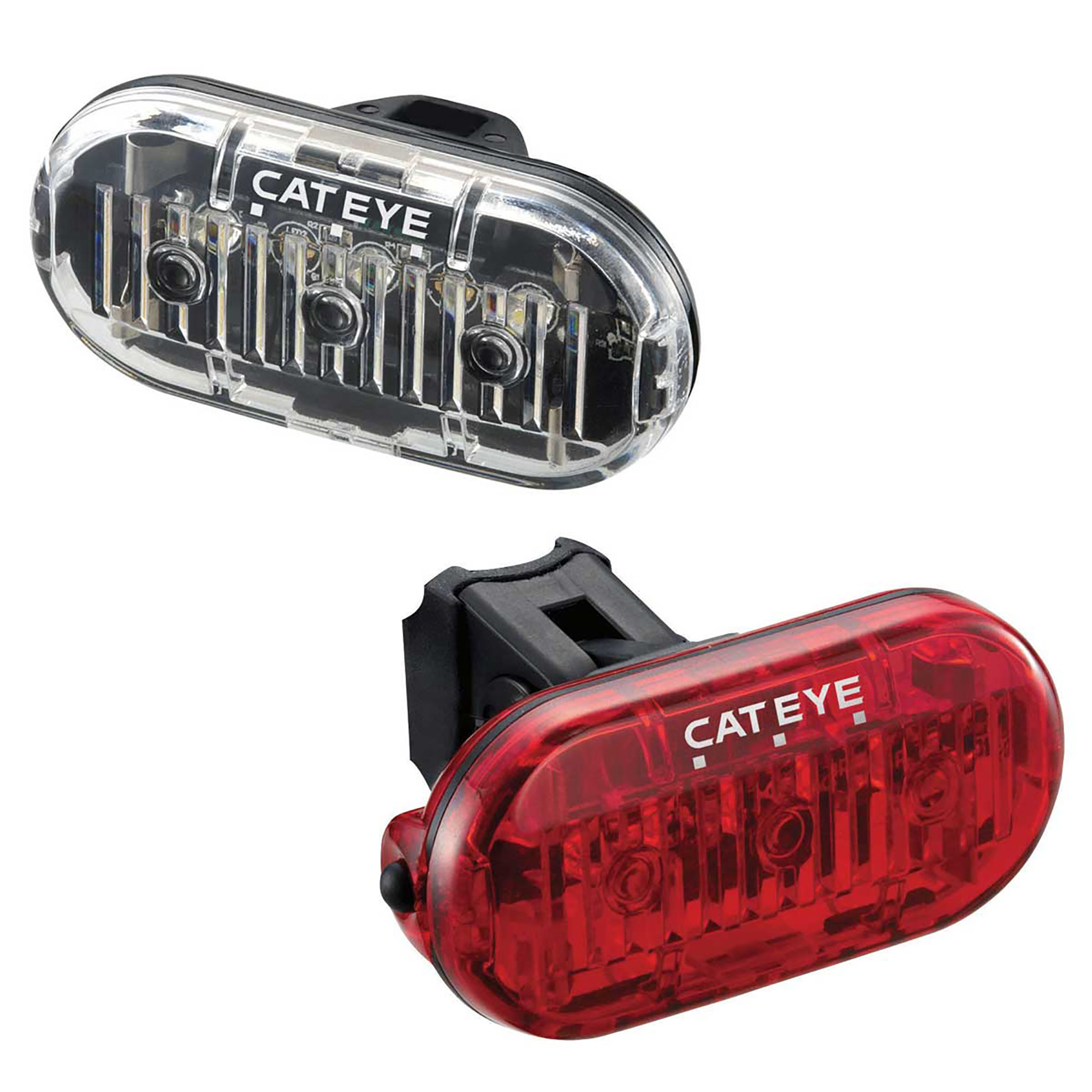 CatEye Omni 3 Front & Rear Light Set from E-Bikes Direct
