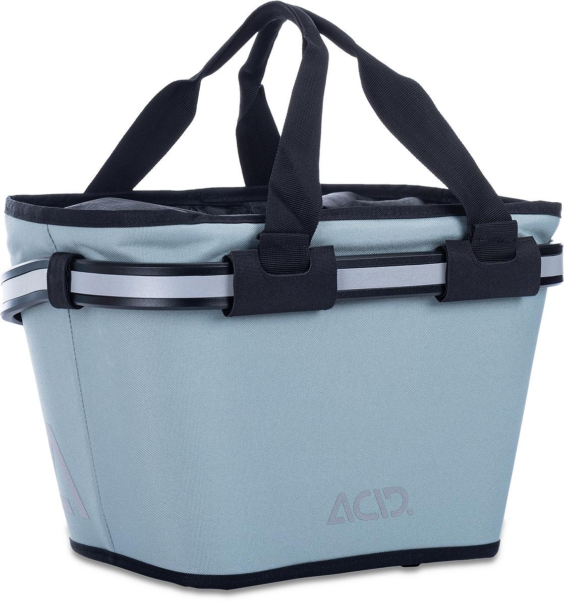 Acid Handlebar Basket City 15 Filink Grey from E-Bikes Direct
